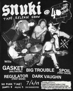 SCHEDULE – 40 Watt Club